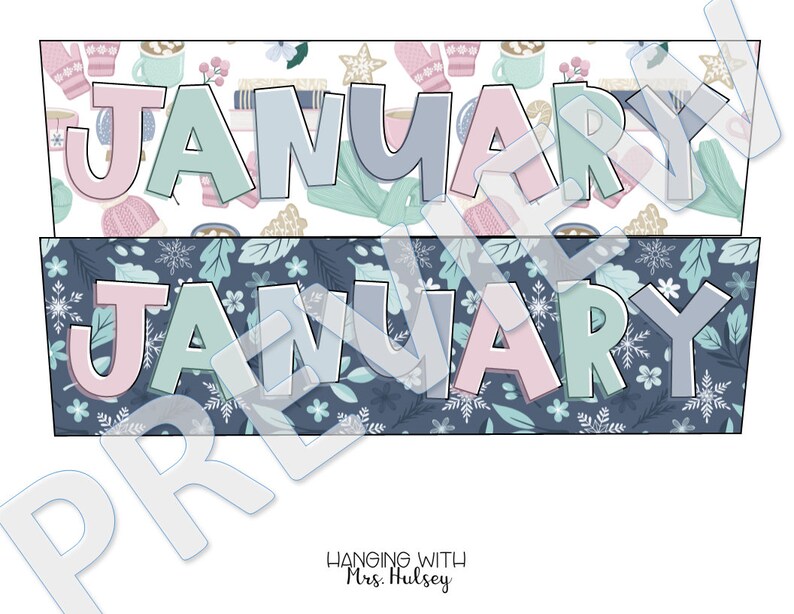Monthly Classroom Supply Labels - Etsy