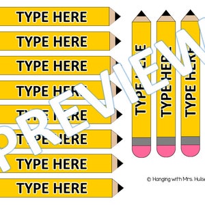 Popsicle Stick Templates (editable) - Name Stick Templates - Classroom ...