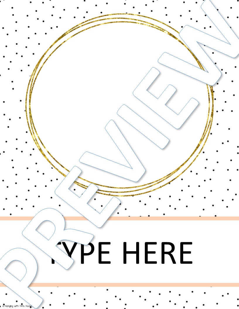 Pastel Dot Binder Covers and Spine Labels Pastel Decor Pastel Class ...