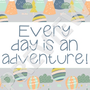 Adventure Classroom Motivational Posters: Forest Decor (digital ...