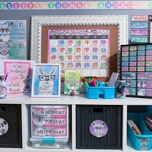 Hipster Dog Classroom Decor Bundle - Etsy