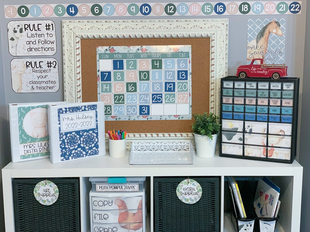 Farm Classroom Decor Bundle - Etsy