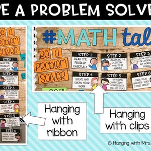 Math Talk Bulletin Board Bundle - Etsy