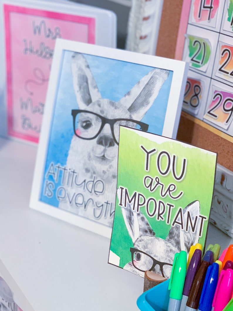 Hipster Animals Classroom Decor Bundle - Etsy