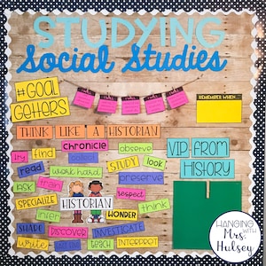 Social Studies Bulletin Board Kit - Etsy