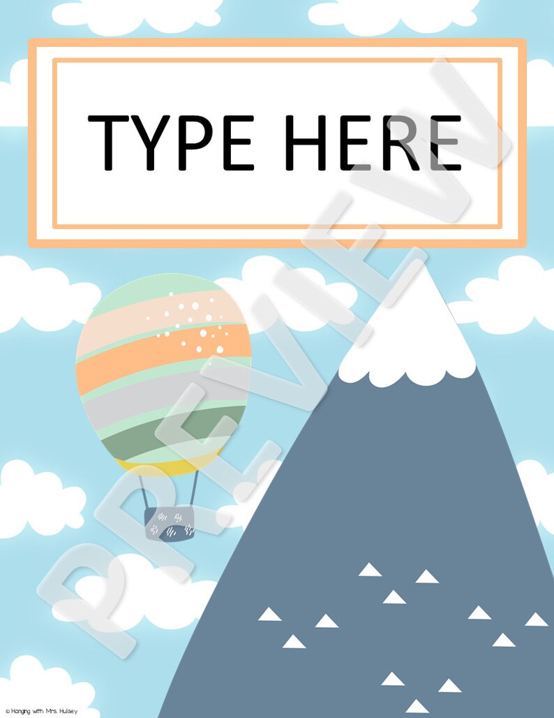 Adventure Binder Covers and Spine Labels - Etsy