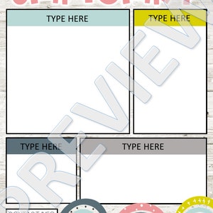 Boho Rainbow Class Newsletter Templates - Etsy