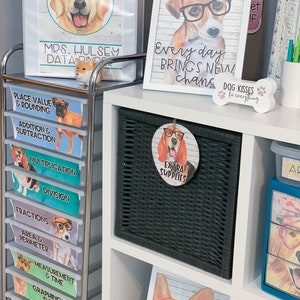 Hipster Dog Classroom Decor Bundle - Etsy