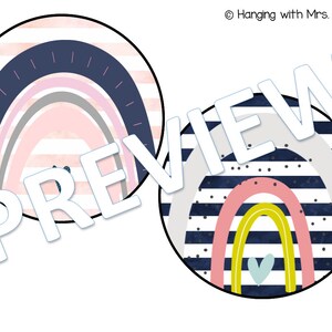 Boho Rainbow Welcome Back to School Bulletin Board - Boho Rainbow ...