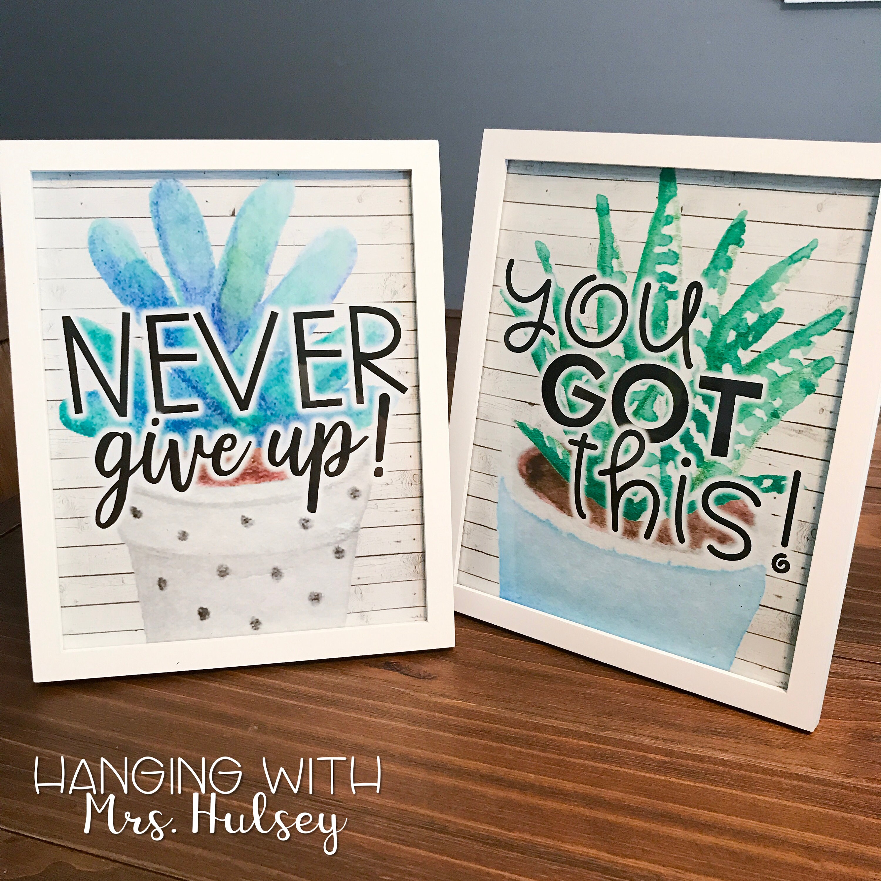 Succulent Motivational Posters - Etsy