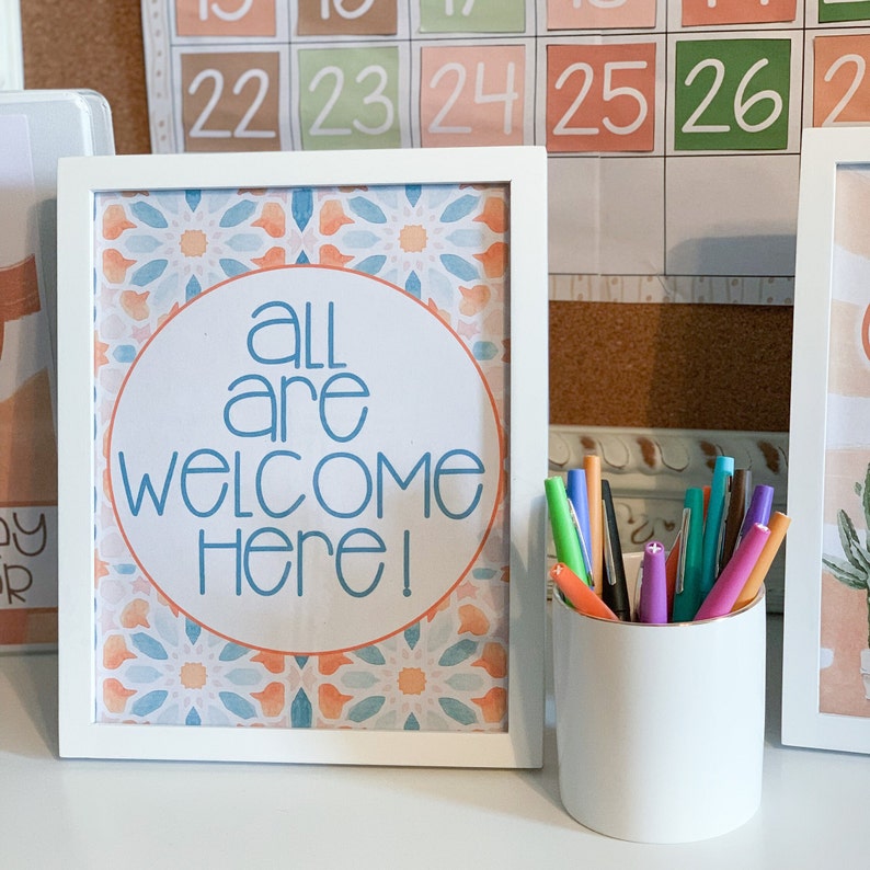 Boho Desert Classroom Decor Bundle - Etsy