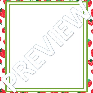 Strawberry Binder Covers and Spine Labels - Etsy