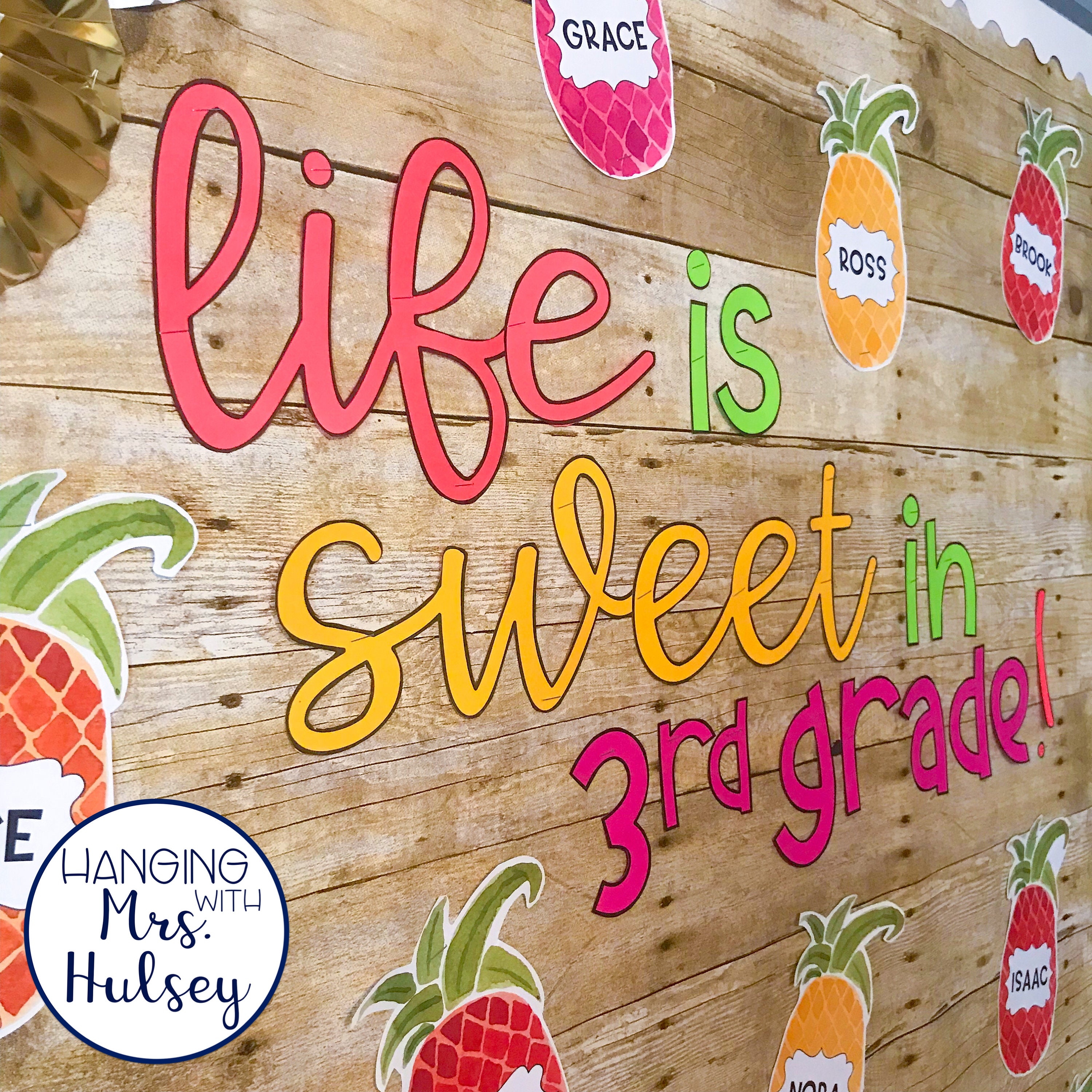 Tropical Welcome Back to School Bulletin Board Tropical Classroom ...