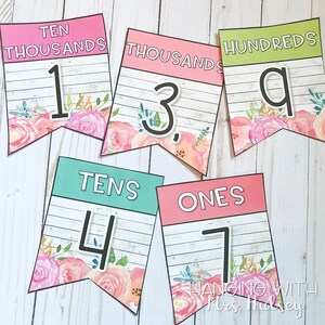 Floral and Shiplap Classroom Decor Bundle - Etsy