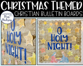 Christmas Teacher Bulletin Board. Nativity Scene. Classroom Decoration ...
