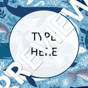 Ocean Binder Covers and Spine Labels: Editable Classroom Decor - Etsy