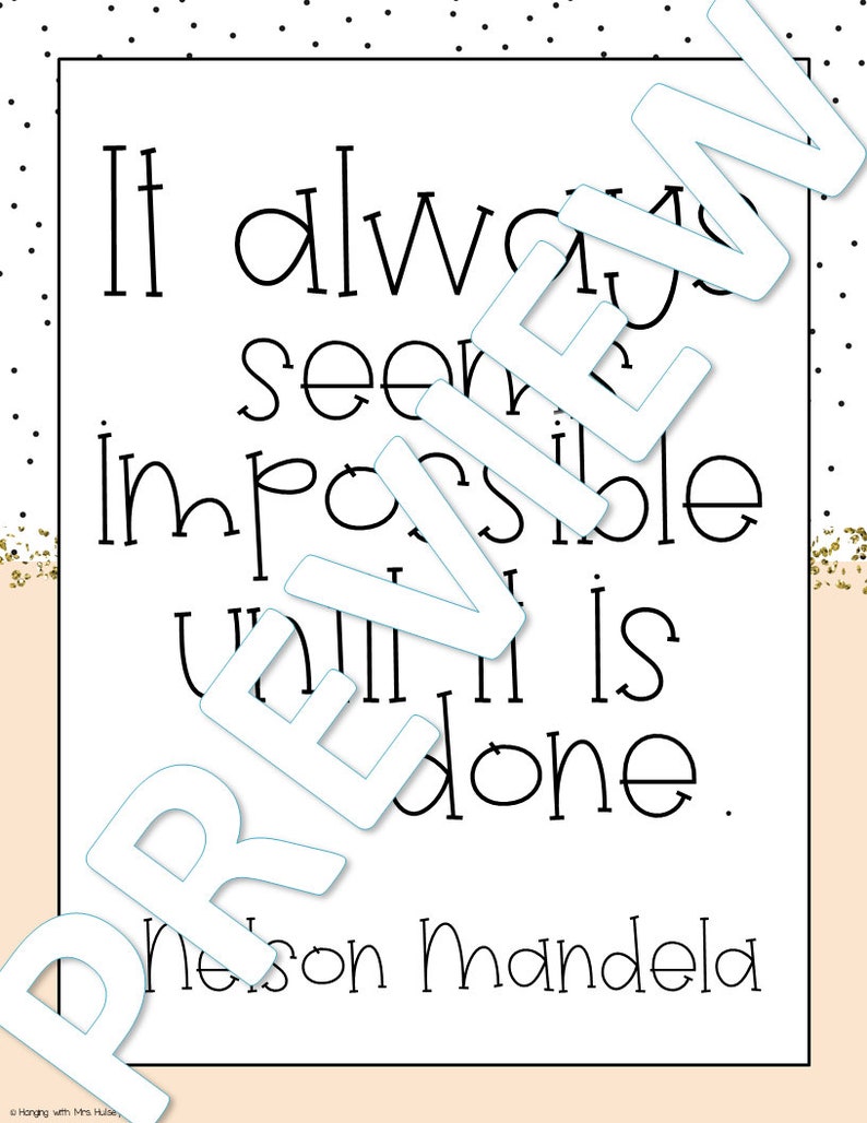 Pastel Dot Motivational Posters - Etsy