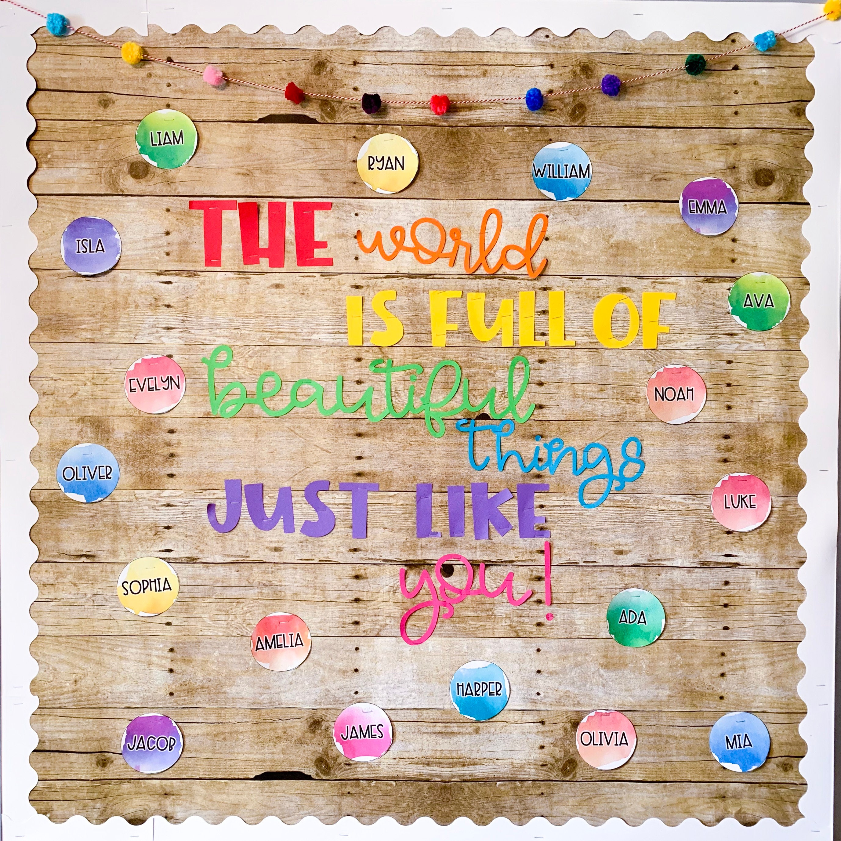 Watercolor Classroom Decor Bundle - Etsy