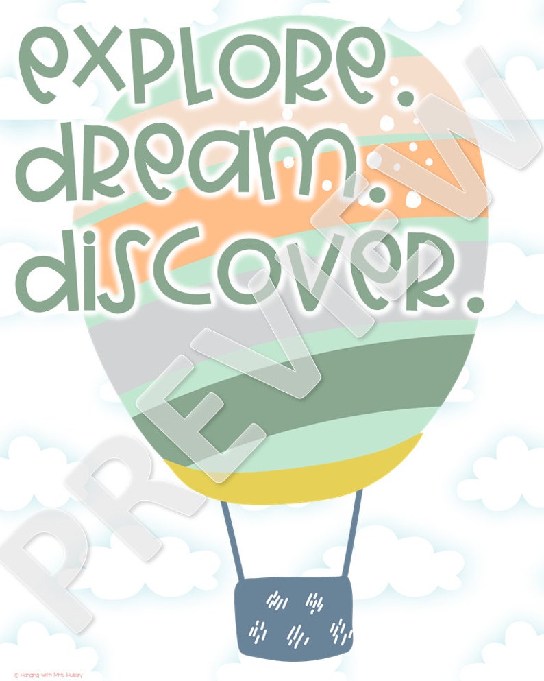 Adventure Classroom Motivational Posters - Etsy