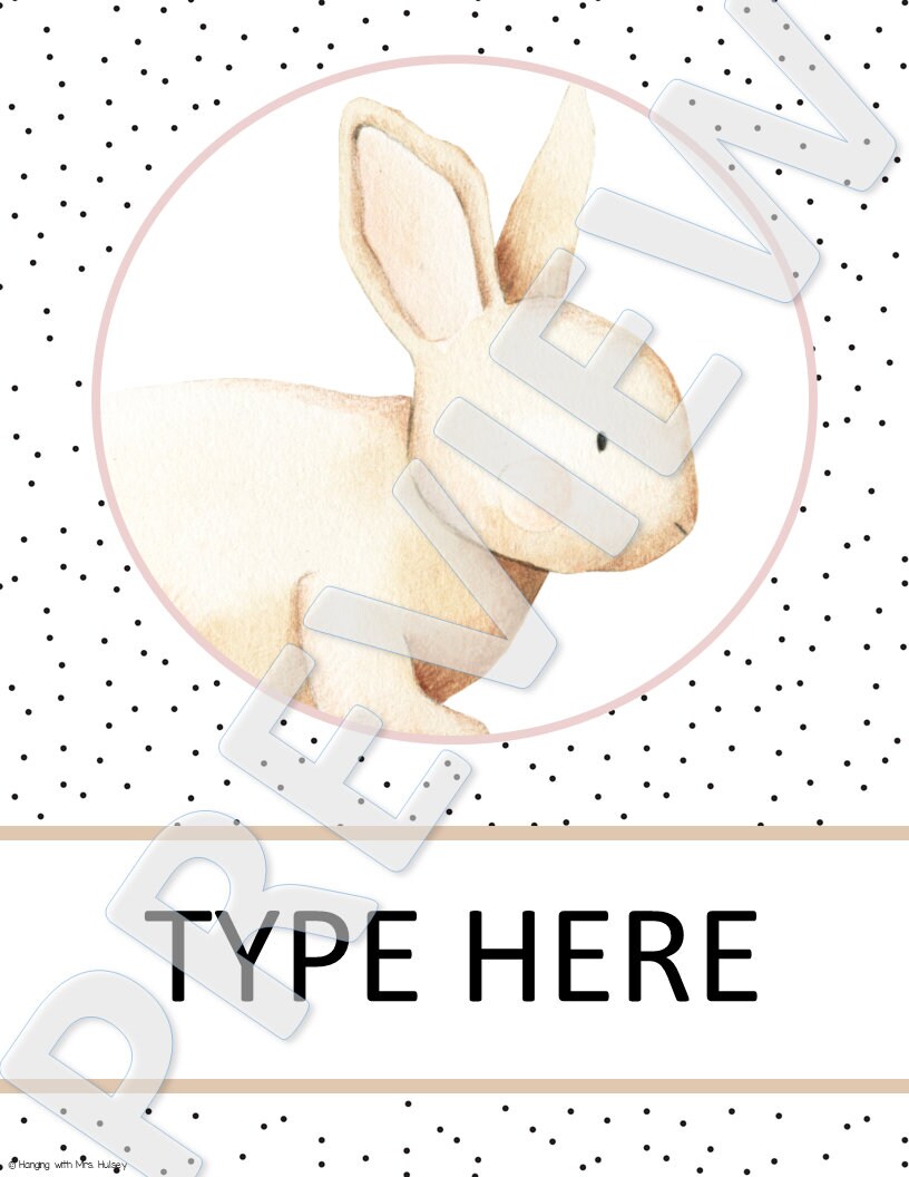 Farmhouse Binder Covers: Editable Classroom Decor (PDF) - Etsy