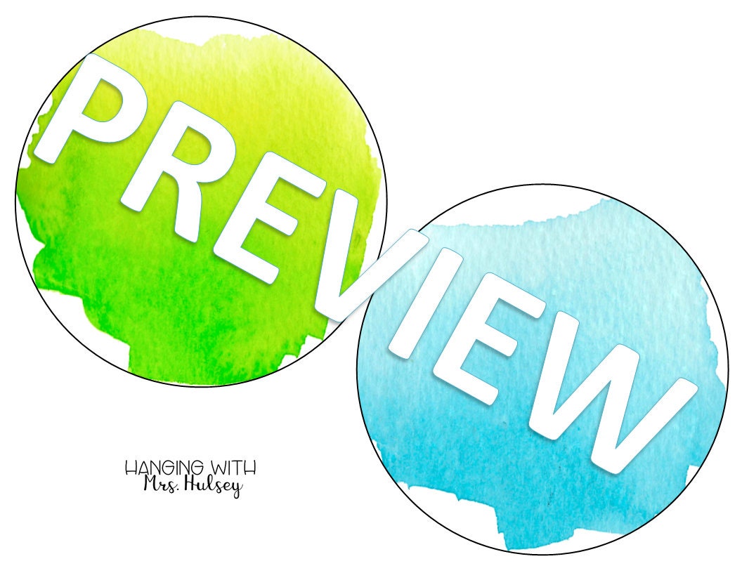 Watercolor Welcome Back to School Bulletin Board - Etsy