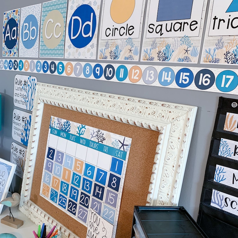 Ocean Classroom Decor Bundle - Etsy