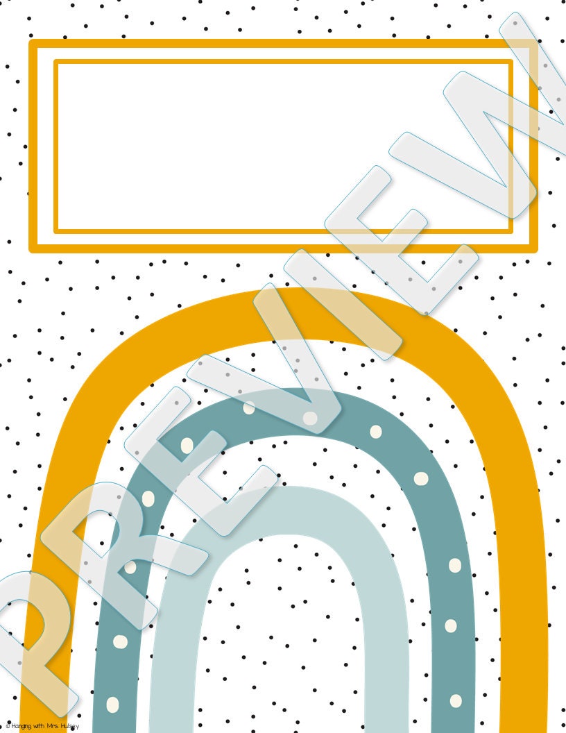 Bee Binder Covers and Spine Labels - Etsy