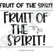 Fruit of the Spirit Bulletin Board: Christian Classroom Decor - Etsy