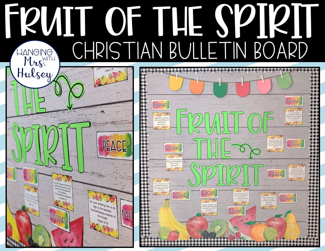 Fruit of the Spirit Bulletin Board - Etsy