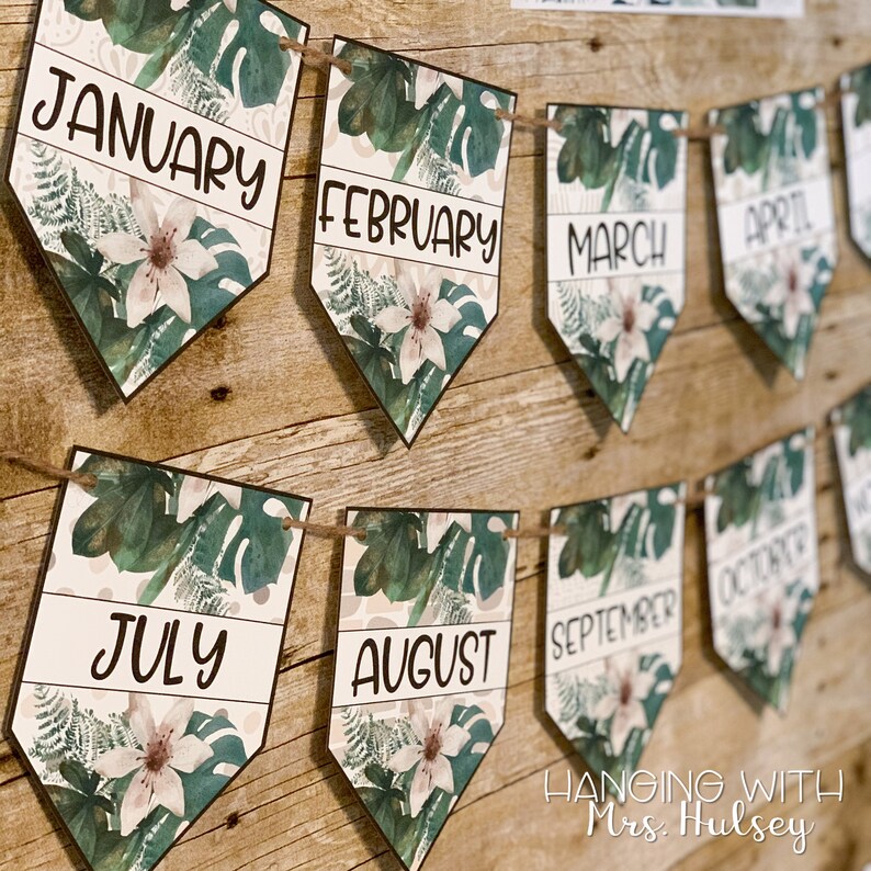 Boho Jungle Classroom Decor Bundle - Etsy