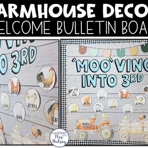 Farm Welcome Back to School Bulletin Board - Etsy