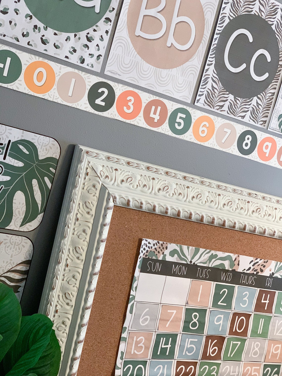 Boho Jungle Classroom Decor Bundle - Etsy