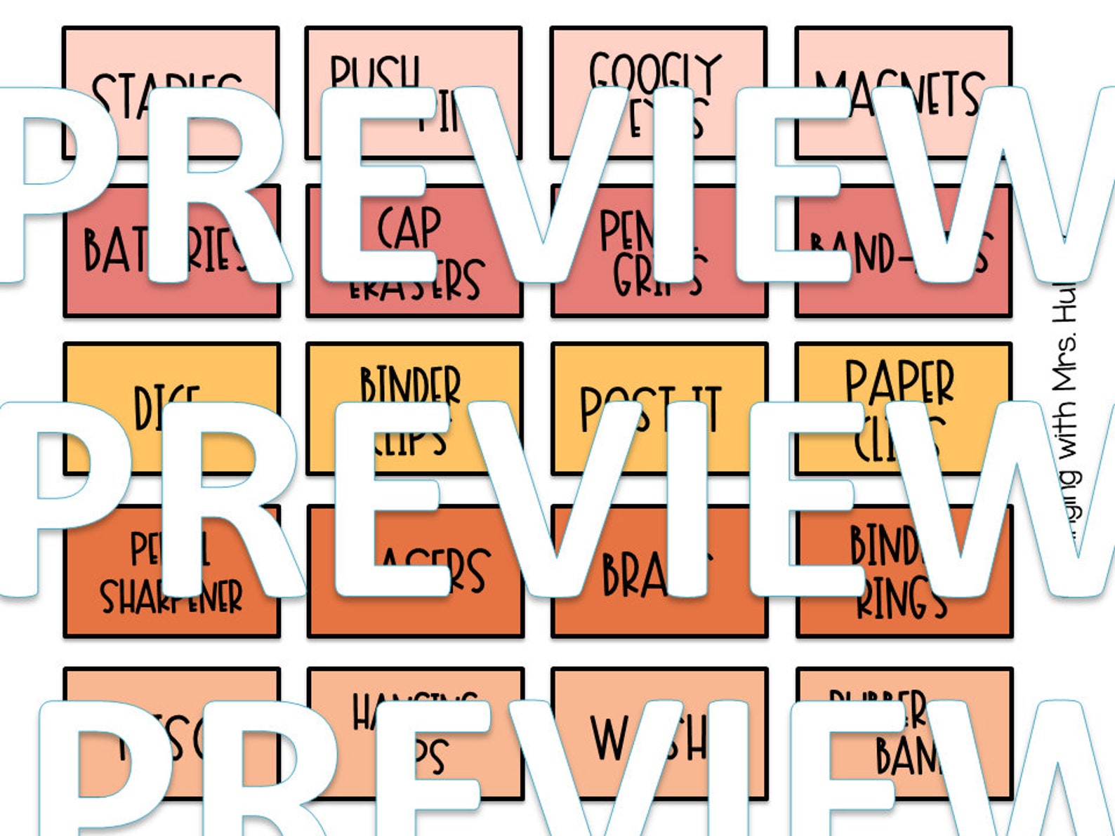 Retro Daisy Teacher Toolbox Labels: Editable Classroom Decor ...