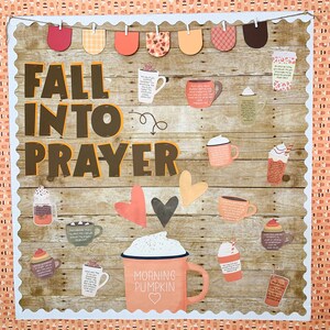 Fall Prayer Christian Bulletin Board Kit (digital Download) - Etsy