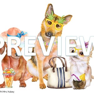 Summer Bulletin Board - Hipster Dog - End of Year Bulletin Board - Dog ...