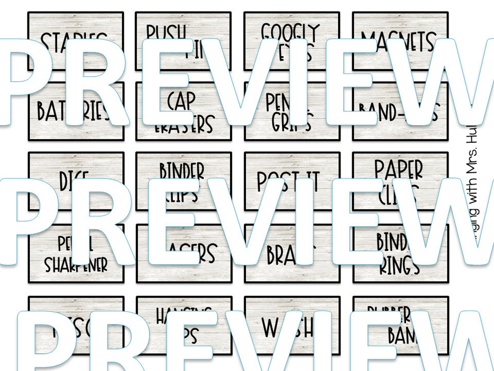 Retro Daisy Teacher Toolbox Labels: Editable Classroom Decor ...