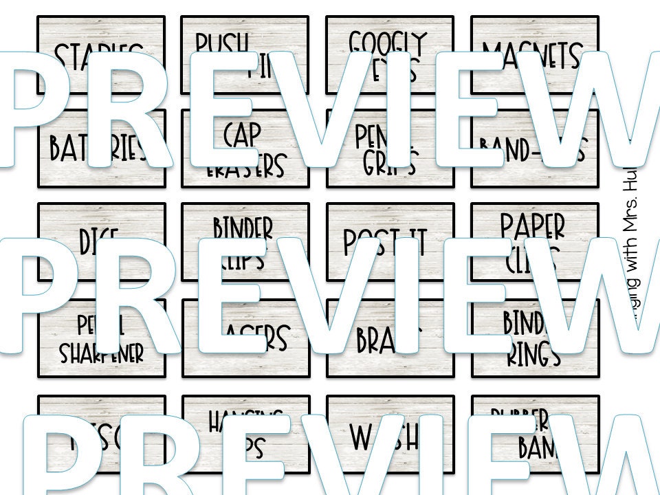 Retro Daisy Teacher Toolbox Labels: Editable Classroom Decor ...