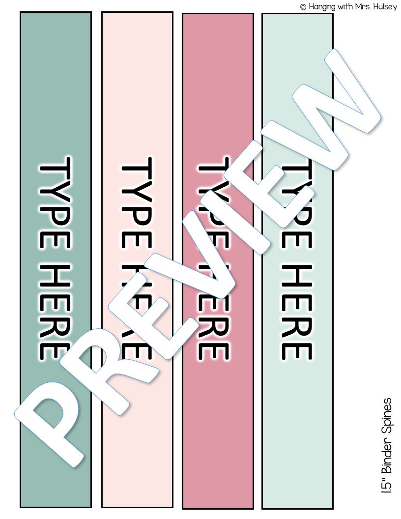 Plant Decor Binder Covers and Spine Labels - Etsy