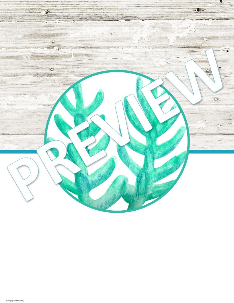 Succulent Binder Covers and Spine Labels - Etsy