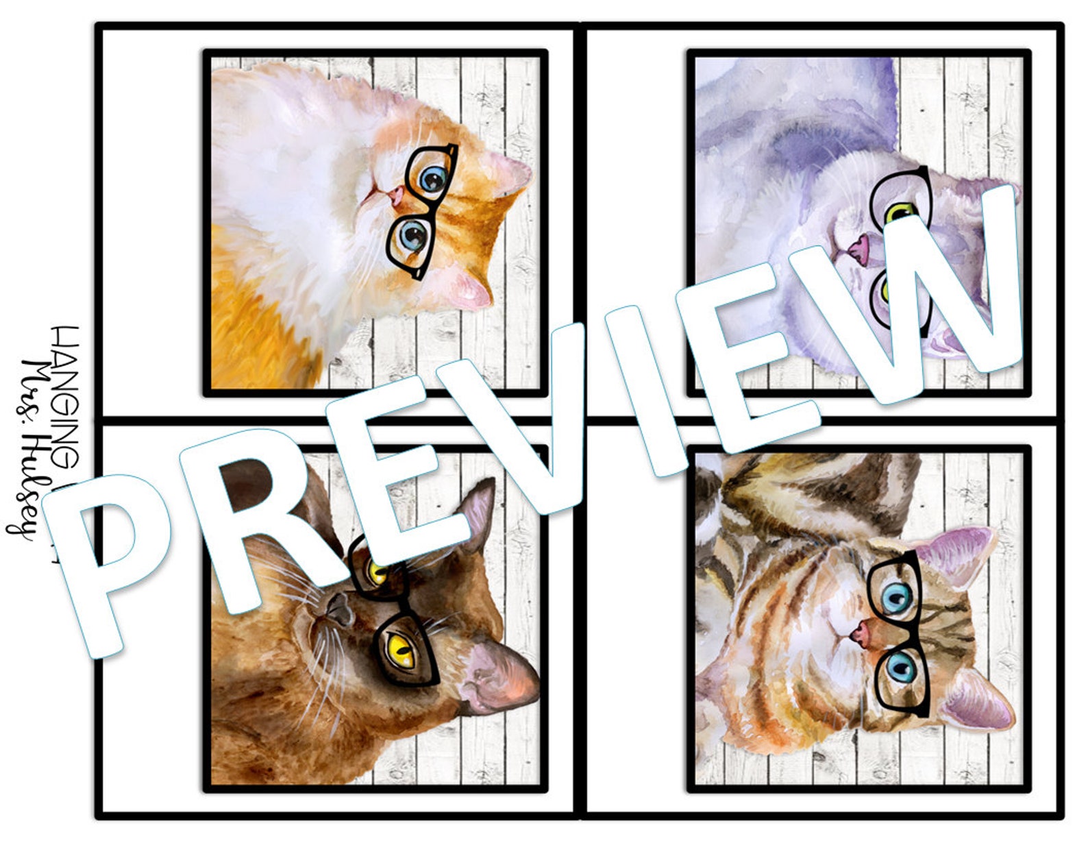 Hipster Cat Welcome Back to School Bulletin Board - Etsy