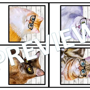 Hipster Cat Welcome Back to School Bulletin Board - Cat Classroom - Cat ...