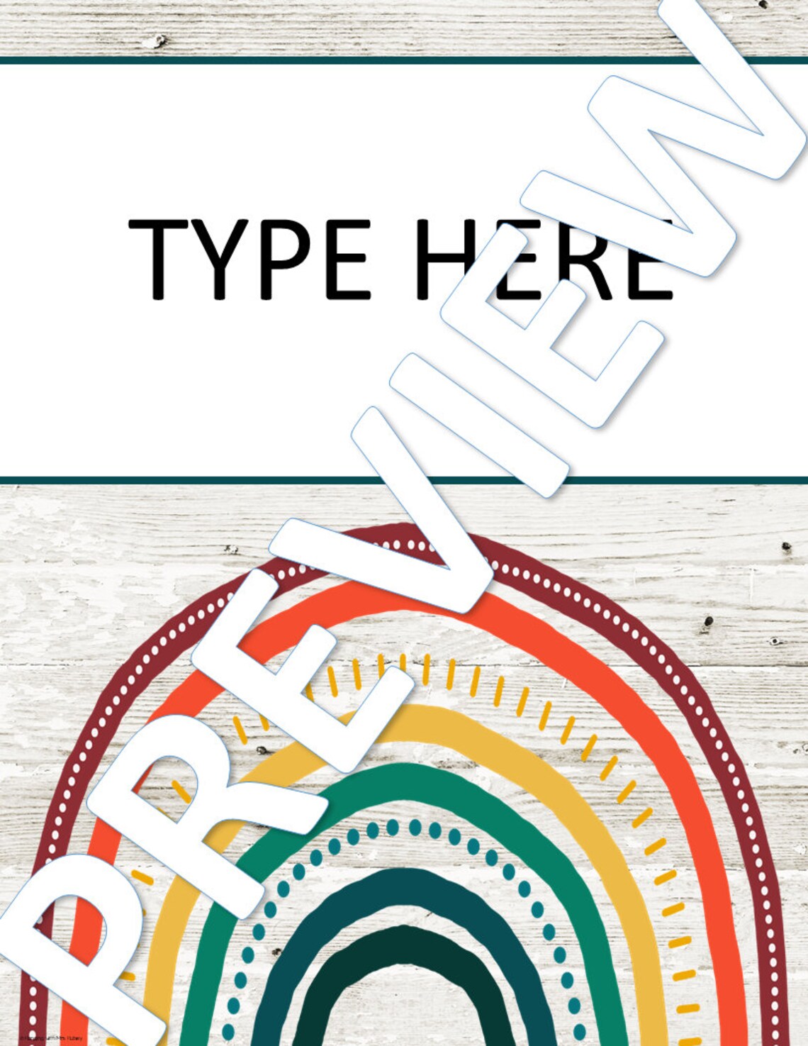 Retro Rainbow Binder Covers and Spine Labels - Etsy