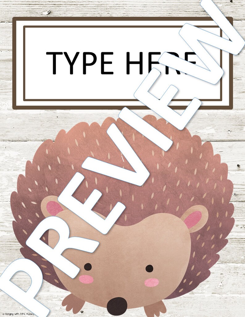 Forest Binder Covers and Spine Labels - Etsy