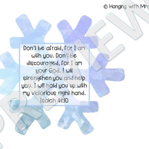 Winter Christian Bulletin Board: God's Promises (digital Download) - Etsy