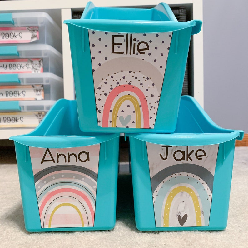 Boho Rainbow Classroom Decor Bundle - Etsy