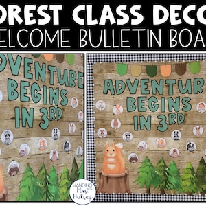 Forest Welcome Back to School Bulletin Board - Etsy