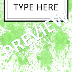 Watercolor Binder Covers and Spine Labels - Watercolor Decor ...