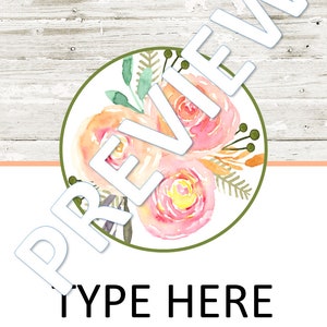 Floral Shiplap Binder Covers: Editable Classroom Decor (powerpoint) - Etsy