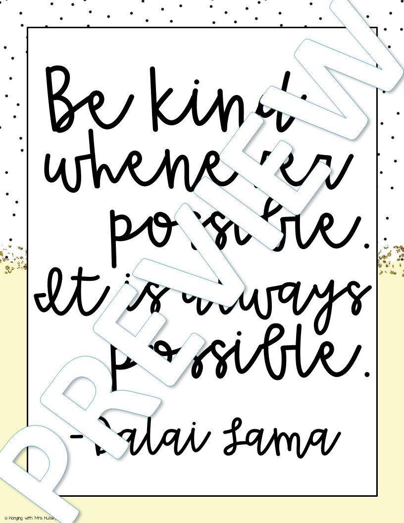 Pastel Dot Motivational Posters - Etsy