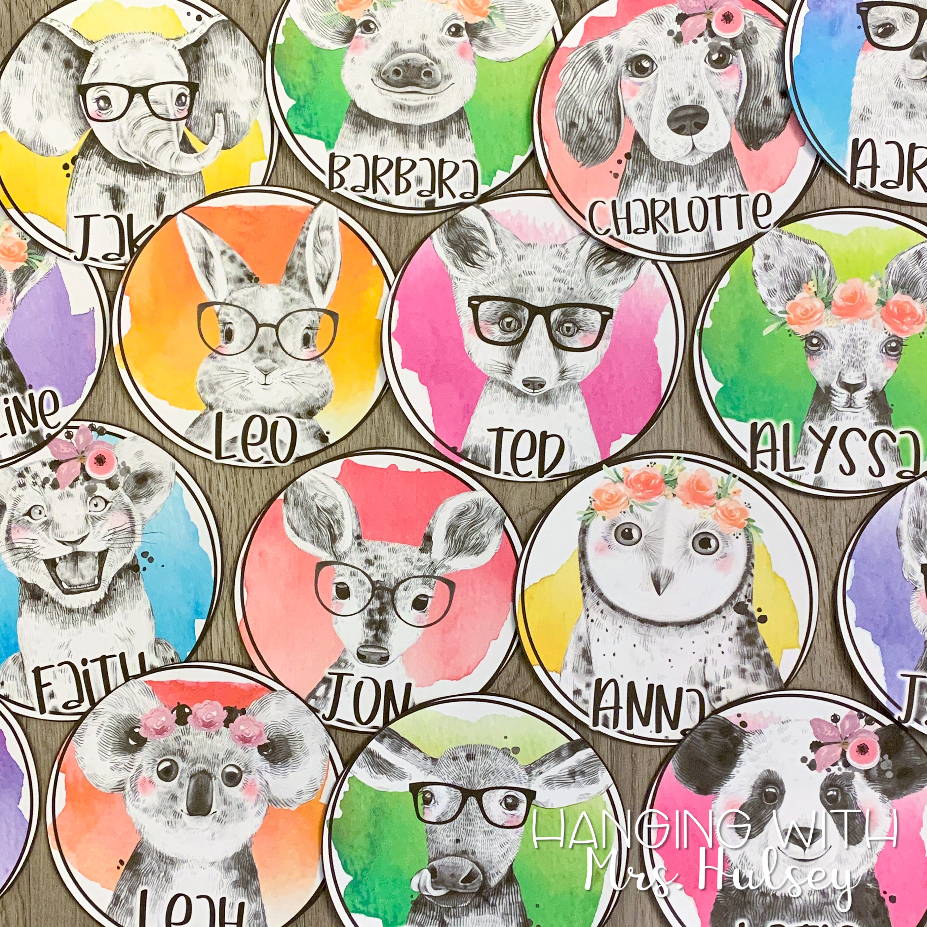 Hipster Animal Welcome Back to School Bulletin Board - Etsy